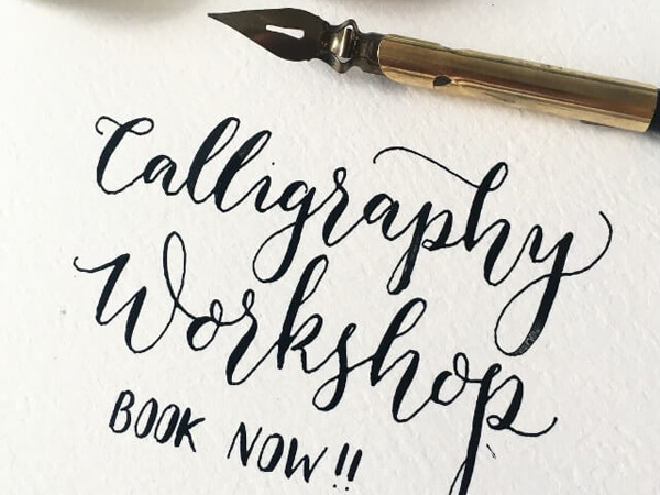 Modern Calligraphy Workshop – Eckington Manor